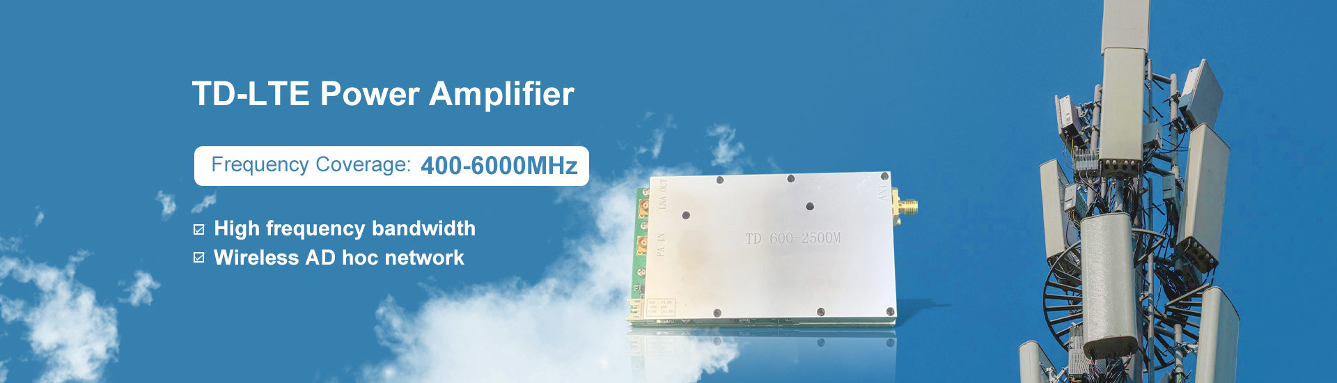 Quality RF Power Amplifier & LTE Power Amplifier factory from China
